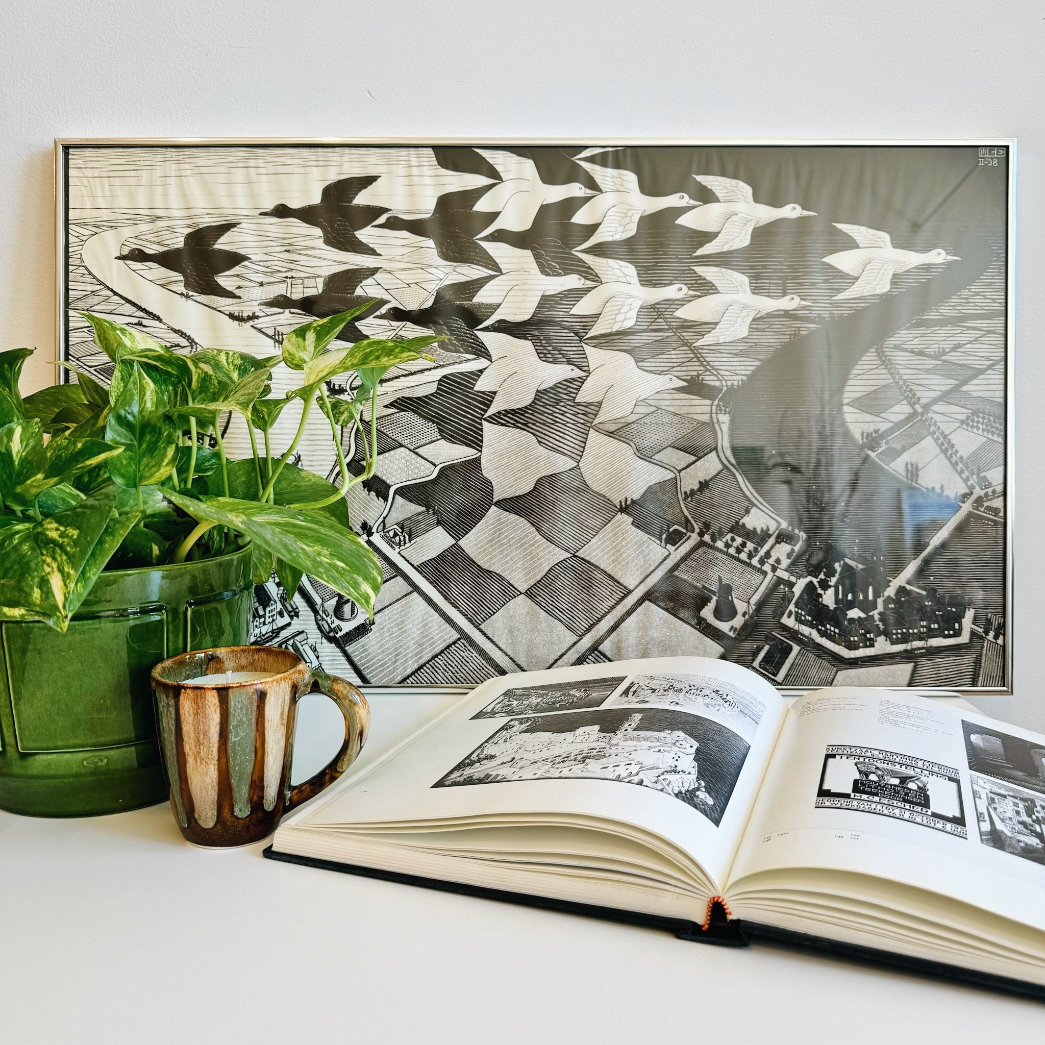 MC Escher 1970s Poster | carousel + folk